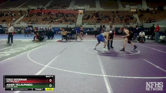 D2-190 lbs Quarterfinal - Cole Goodman, Williams Field vs Asher ...