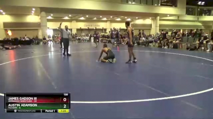 138 lbs Round 2 (10 Team) - Austin Adamson, Yuligan vs James Gadson III, Hernando Wrestling