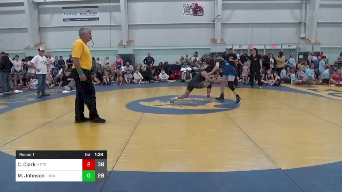 140 lbs Round 1 - Carmella Clark, Metro All-Stars vs Miya Johnson, Lunatics