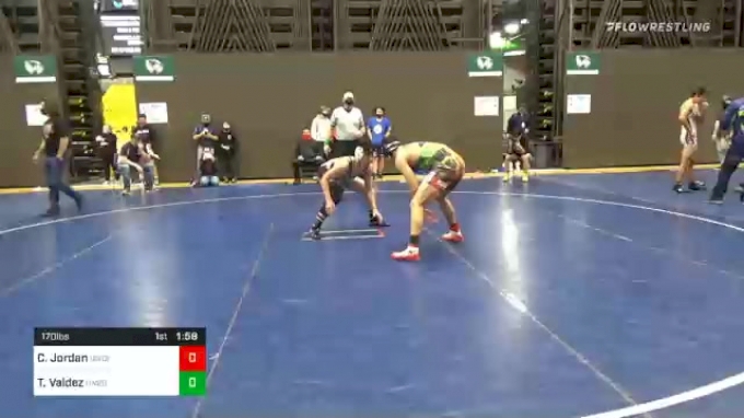 170 lbs Prelims - Cael Jordan, Unattached 130 vs Treyson Valdez ...