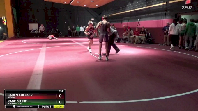 132 lbs Round 1 - Kade Blume, Roland-Story vs Caden Kuecker, Algona