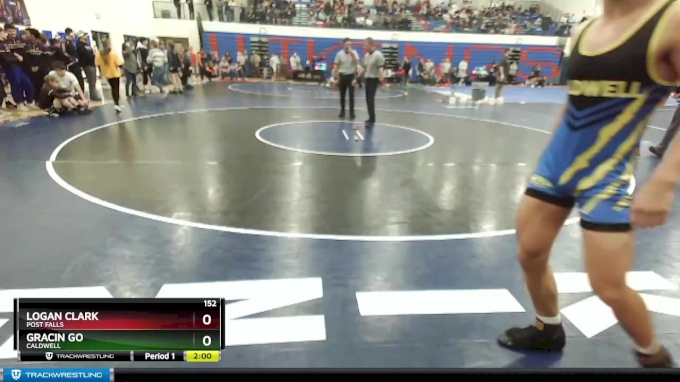 152 lbs Champ. Round 1 - Gracin Go, Caldwell vs Logan Clark, Post Falls