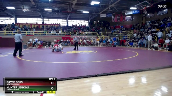 144 lbs 1st Place Match - Hunter Jenkins, Union County vs Bryce Doss ...