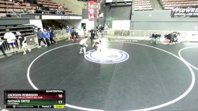 114 lbs Cons. Round 4 - Adam Alvarez, Team Selma Wrestling Club vs Kane ...