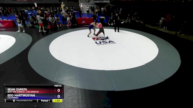 120 lbs Cons. Round 5 - Sean Zapata, Beat The Streets - Los Angeles vs ...