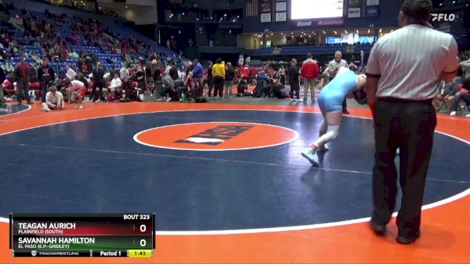 155 lbs Cons. Round 3 - Savannah Hamilton, El Paso (E.P.-Gridley) vs ...