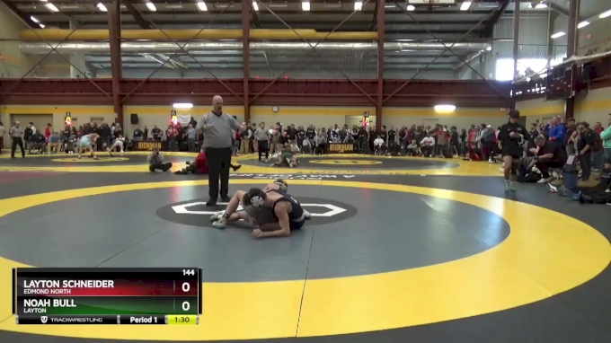 144 lbs Champ. Round 2 - Noah Bull, Layton vs Layton Schneider, Edmond ...