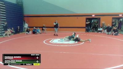 127-132 lbs 1st Place Match - Mariana Bowen, Iron Knights vs Nataleigh ...