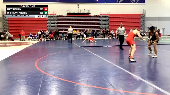 149 lbs Cons. Round 2 - Austin Winn, Otterbein University vs Ty`Shawn ...