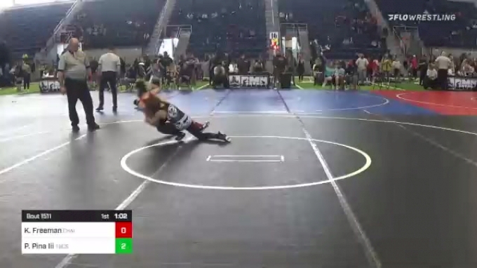 86 lbs Semifinal - Kawika Freeman, Chain Wr Ac vs Patrick Pina Iii ...