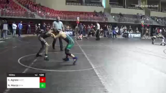 100 lbs Rr Rnd 4 - Colin Agnew, Westside WC vs Nathan Marco, Bryan ...