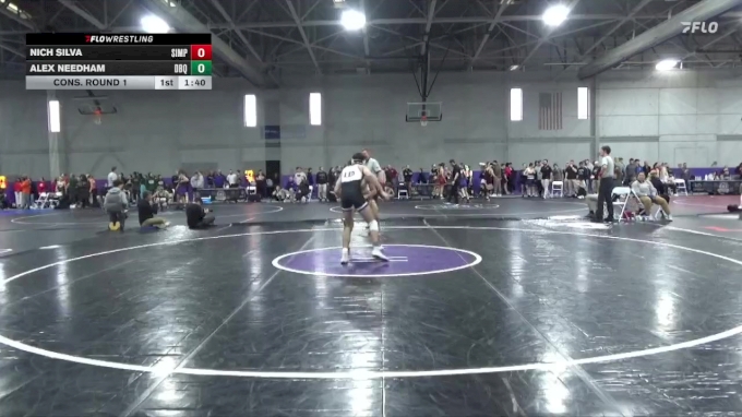 133 lbs Cons. Round 1 - Alex Needham, University Of Dubuque vs Nich ...