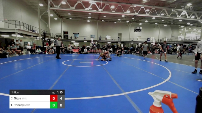 114 lbs 7th Place - Chase Sigle, Steller Trained Hutt Clan vs Tyler ...