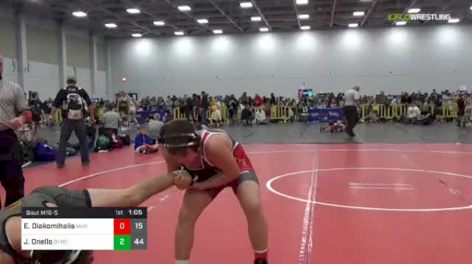 160 lbs Rr Rnd 5 - Elijah Diakomihalis, Mile High Gold vs Justin Onello ...