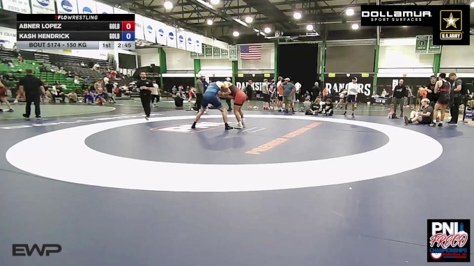 150 kg 5th Place - Abner Lopez, Gold Rush Wrestling Academy Reno vs ...