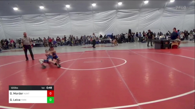 120 lbs Consolation - Gavin Morder, Huntingdon vs Grayson Leiva, York