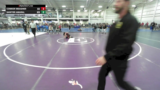 72 lbs 3rd Place - Connor Meagher, Red Roots WC vs Sawyer Amaral, New ...