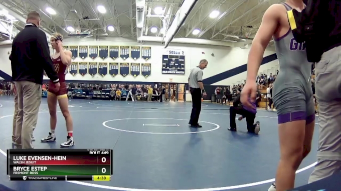 144 lbs Cons. Semi - Bryce Estep, Fremont Ross vs Luke Evensen-Hein ...