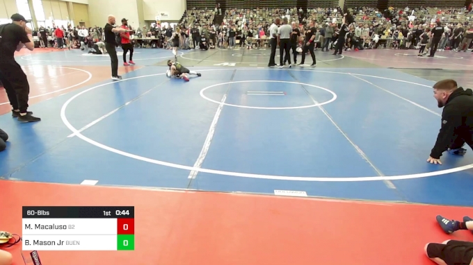 60-B lbs Round Of 32 - Michael Macaluso, Barn Brothers vs Bradley Mason ...