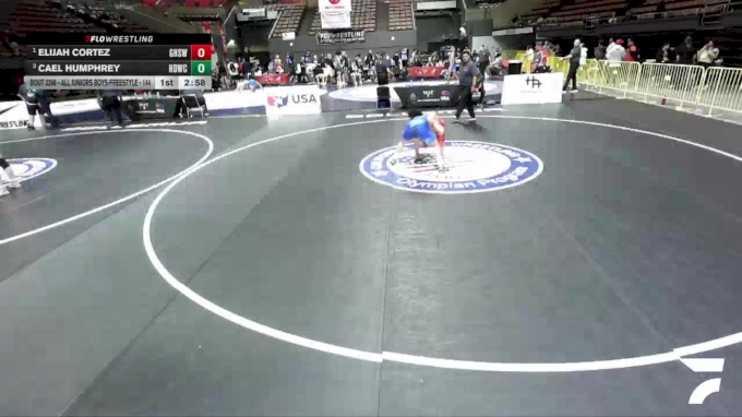 1st Place Match - Elijah Cortez, Gilroy High School Wrestling vs Cael Humphrey, High Desert ...