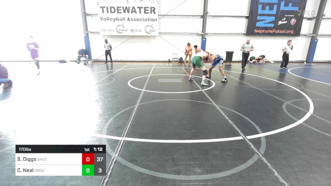 170 lbs Rr Rnd 1 - Sam Diggs, Team Shutt Emperor Penguin vs Caleb Neal ...