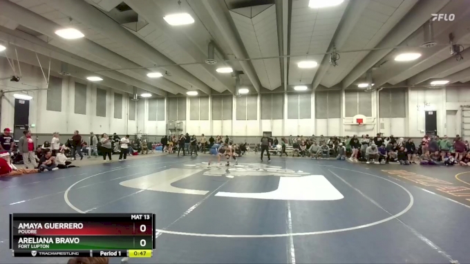 125 lbs Cons. Round 2 - Areliana Bravo, Fort Lupton vs Amaya Guerrero ...