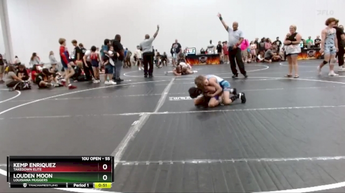 55 lbs Semifinal - Louden Moon, Louisiana Muggers vs Kemp Enriquez ...