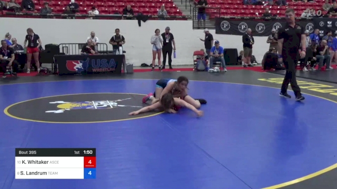 140 lbs Cons 16 #2 - Kylie Whitaker, Ascend Wrestling Academy vs Sienna ...