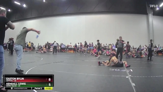 90 lbs Round 3 (10 Team) - Jaz Ard, Bomb Squad vs Aiden Nam, Pedraza ...