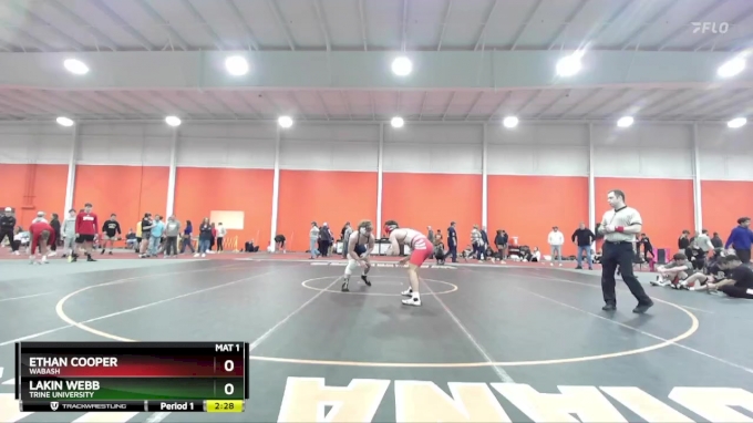 165 lbs Champ. Round 2 - Lakin Webb, Trine University vs Ethan Cooper, Wabash