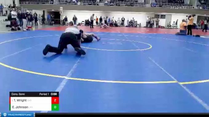 100 lbs Cons. Semi - Treyden Wright, Dassel-Cokato vs Elias Johnson, LARP