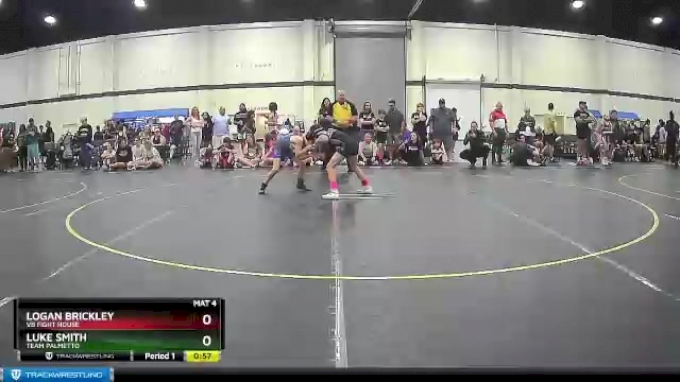 70 lbs Round 2 - Logan Brickley, VB Fight House vs Luke Smith, Team ...