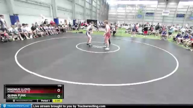 170 lbs Placement Matches (8 Team) - Magnus Lloyd, Pennsylvania Blue vs ...