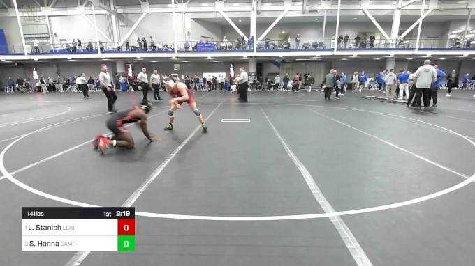141 lbs Final - Luke Stanich, Lehigh - UnAttached vs Shannon Hanna ...