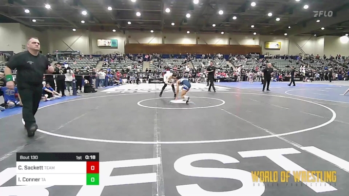 130 lbs Final - Cole Sackett, Team Hammer Academy vs Isaac Conner, Team ...