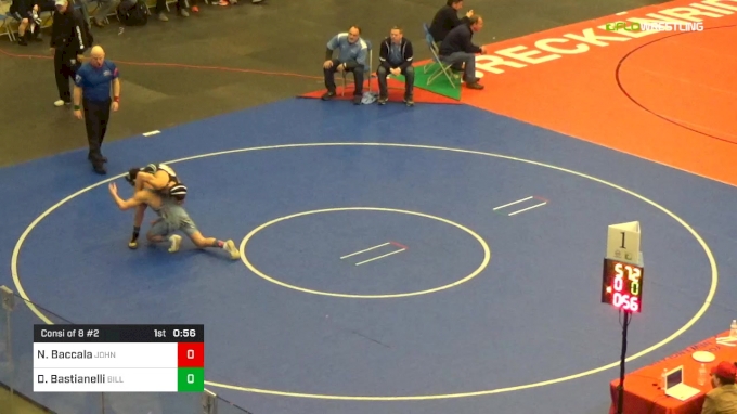 143 lbs Consi Of 8 #2 - Nicholas Baccala, Johnston vs Dominic ...
