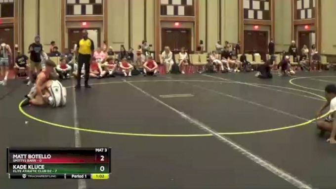 125 lbs Quarterfinals (8 Team) - Matt Botello, Smittys Barn vs Kade ...
