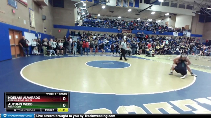 170lbs Champ. Round 2 - Autumn Webb, West Salem vs Noelani Alvarado ...