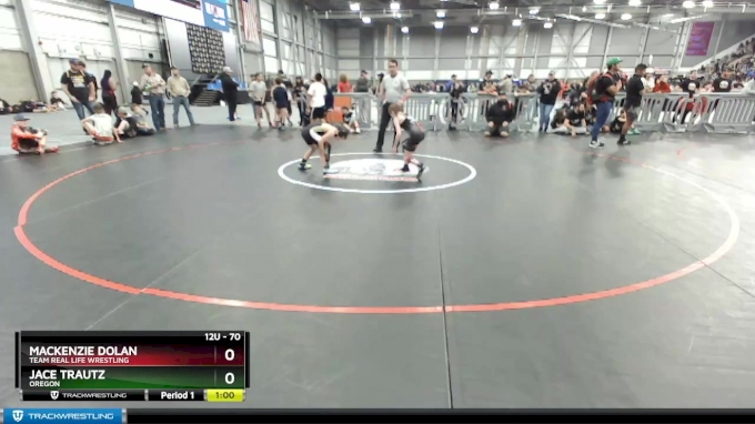70 lbs Cons. Round 1 - Mackenzie Dolan, Team Real Life Wrestling vs ...