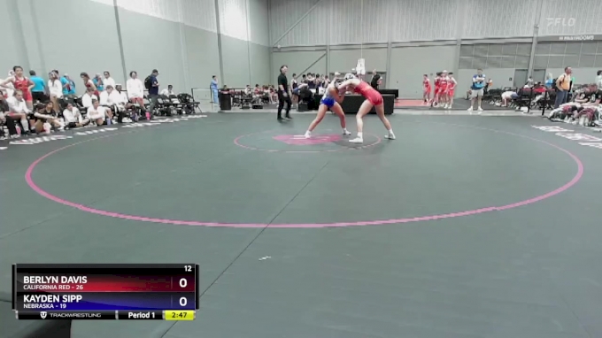 145 lbs Placement Matches (8 Team) - Berlyn Davis, California Red vs ...