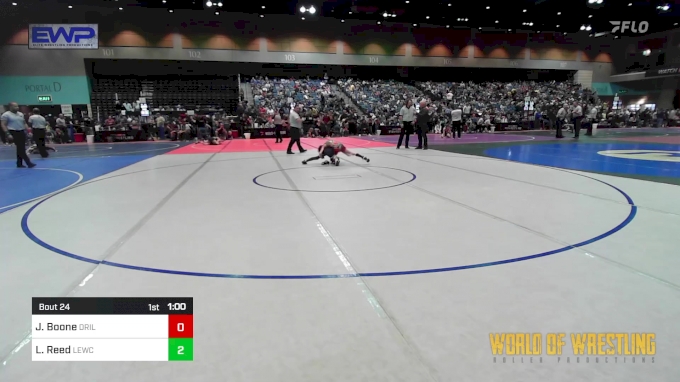 70 lbs Round Of 16 - Jensen Boone, Driller Wrestling Club vs Latigo ...