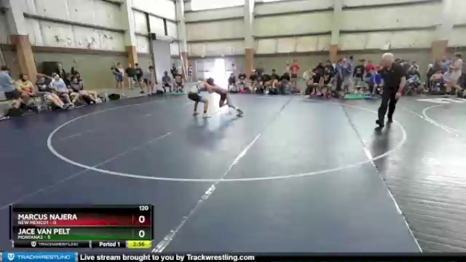 120 lbs Quarterfinals (8 Team) - Marcus Najera, NEW MEXICO1 vs Jace Van ...