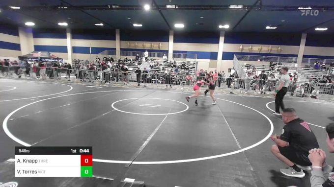 94 lbs Consi Of 16 #2 - Alexandria Knapp, Threshold WC vs Vanessa ...