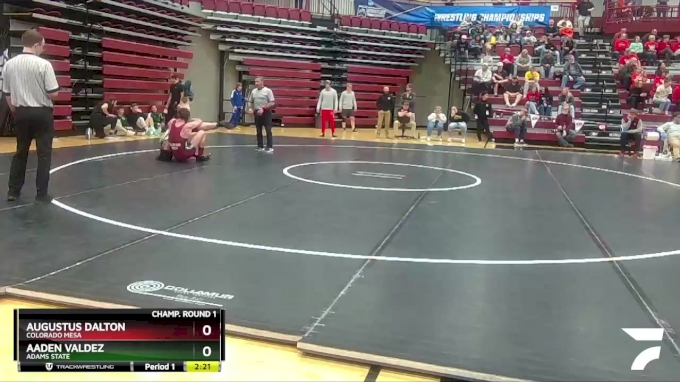 165 lbs Semifinal - Augustus Dalton, Colorado Mesa vs Aaden Valdez ...