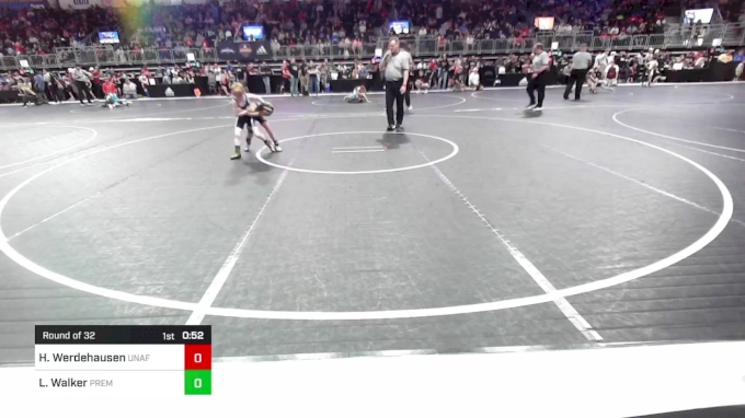 53 lbs Round Of 32 - Hank Werdehausen, Unaffiliated vs Lincoln Walker ...