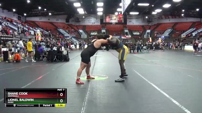 285 lbs Round 1 - Shane Cook, Whitehall vs Lionel Baldwin, AHWC