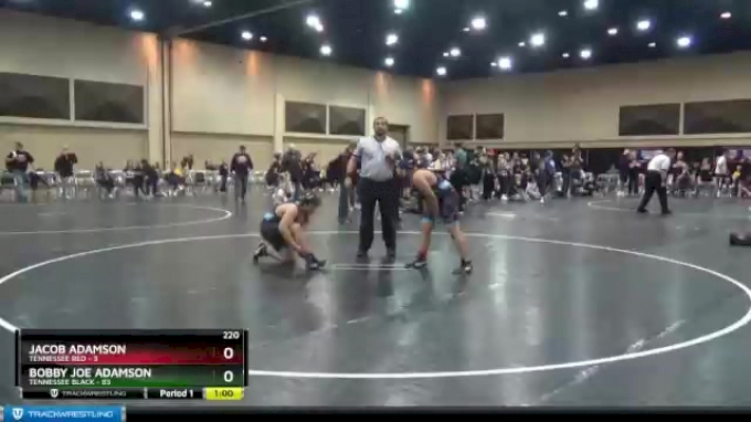 220 lbs Finals (2 Team) - Jacob Adamson, Tennessee Red vs Bobby Joe ...