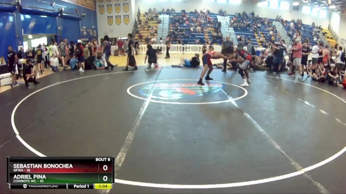138 lbs Champ Round 1 (16 Team) - Adriel Pina, Cowboys WC vs SEBASTIAN ...