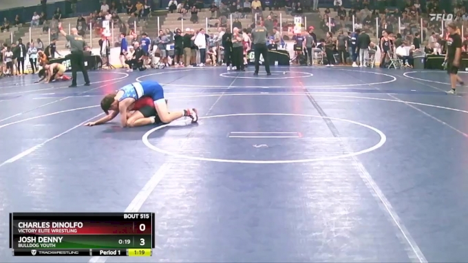 130 lbs Champ. Round 2 - Charles Dinolfo, Victory Elite Wrestling vs ...