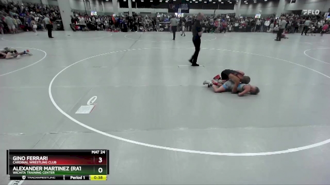 74 lbs Champ. Round 2 - Gino Ferrari, Cardinal Wrestling Club vs ...